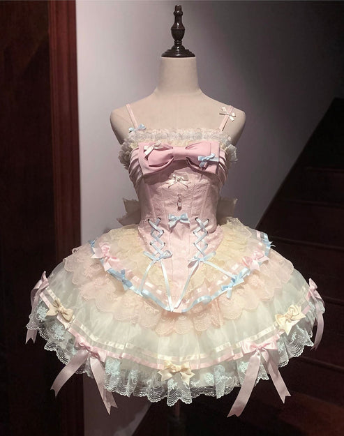 Ice Cream Lace Bow Lolita Dress – By Coquette