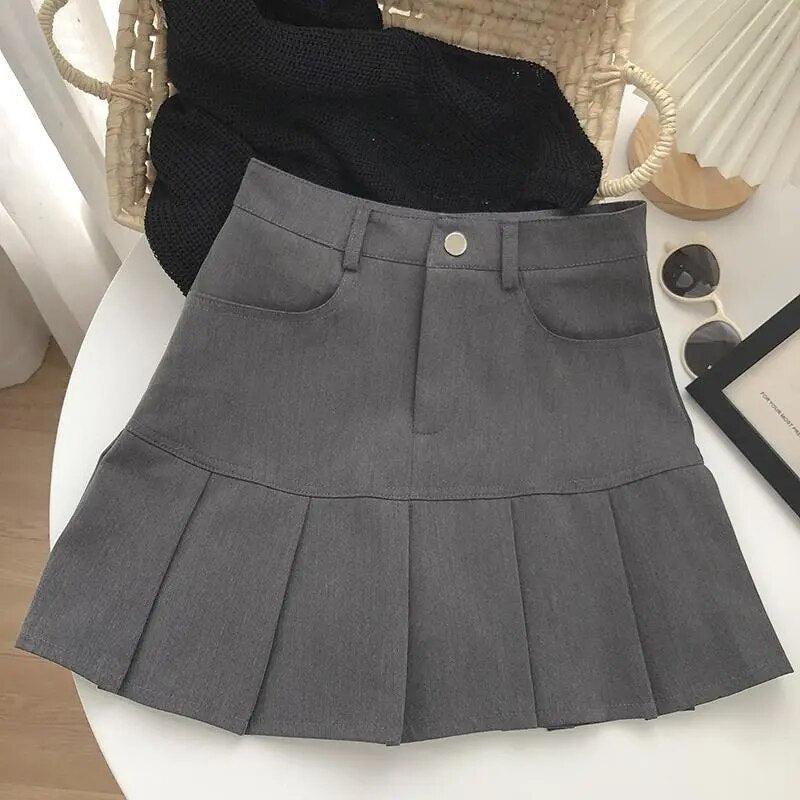 Pleated College Mini Skirt – By Coquette